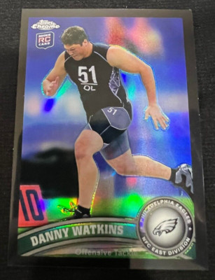 DANNY WATKINS Eagles 2011 Topps Chrome Black Refractor #127 RC NFL #267 ...