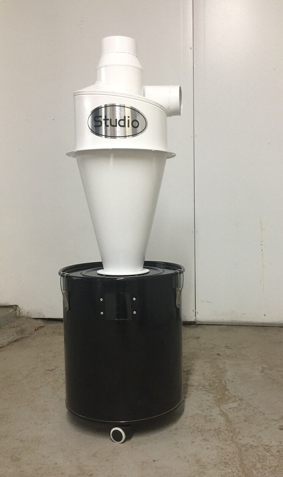 High Efficiency Patented Cyclone Dust Collector Separator 14G drum 4"in ...