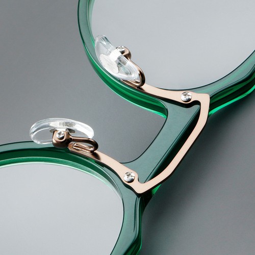Retro Antique Japanese Round Full Rim Acetate Luxury Eyeglass Frame Men ...