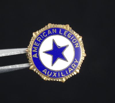 VINTAGE ENAMEL PATENTED JUNE 1920 AMERICAN LEGION AUXILIARY LAPEL PIN ...