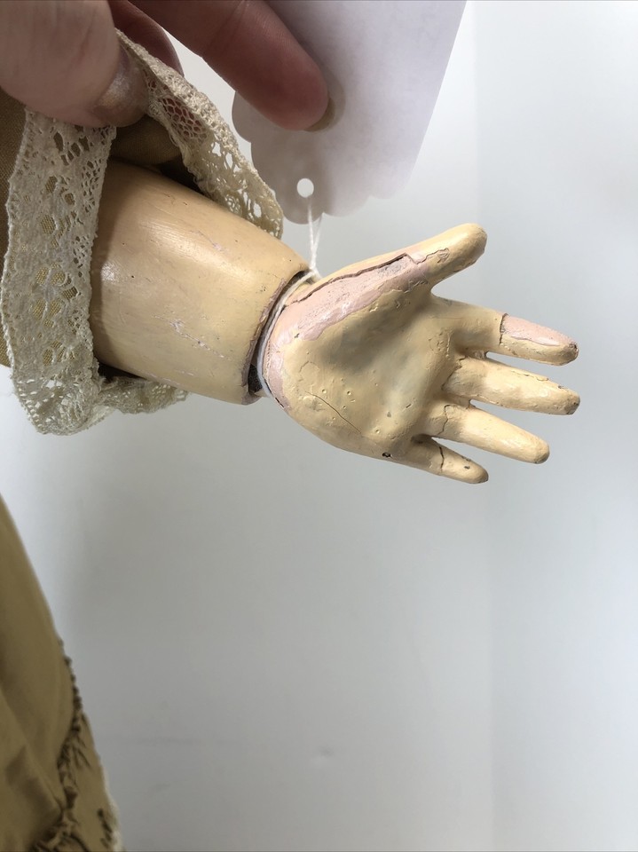 30” Antique OM Jumeau SFBJ French Bisque Doll Compo BJ Body BL SL Eyes Sweet #L | eBay