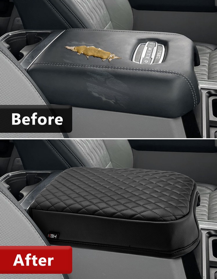 Center Console Armrest Cover for Ford F250 F350 Super Duty Bucket Seat ...