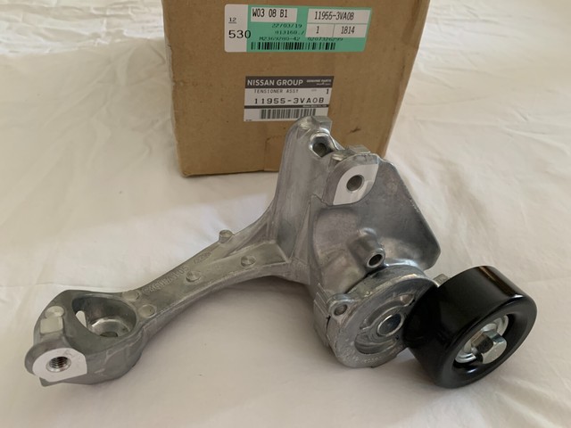 GENUINE NISSAN MICRA / NOTE SIDE ENGINE MAIN BELT TENSIONER PULLEY ...