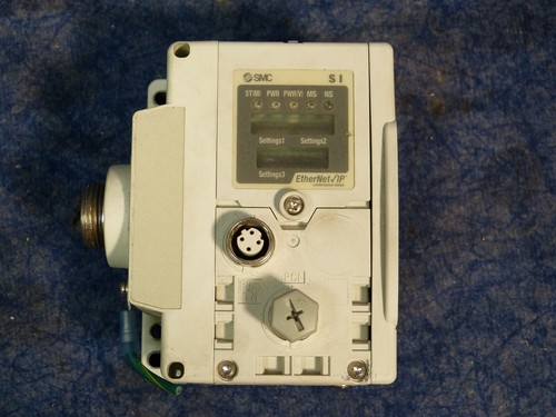 SMC EX600-SEN1 Ethernet/IP Interface Unit with EX600-ED3 End Power ...