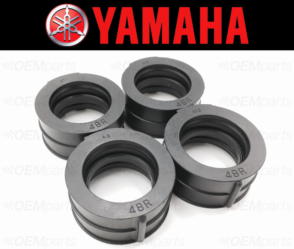 Set of (4) Yamaha Intake Manifold Carb Boots Set SECA II XJ600S 1992 ...