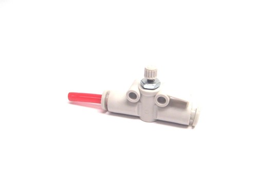 10 Pack SMC AS1002F-01 Speed Control Inline 1/8 Flow Control Valves w ...