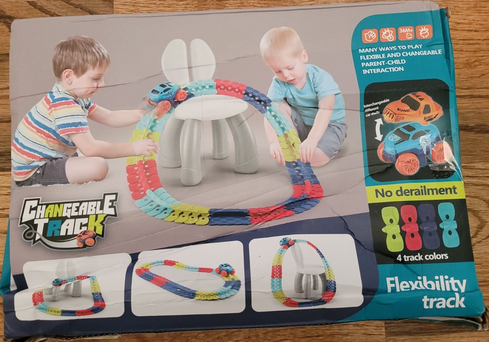 Changeable Track 92 PCS No. 188 Race Car Flexibility Track Age 3 ...