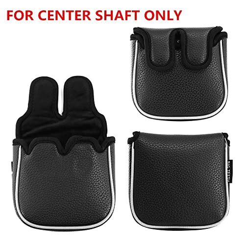Center Shaft Putter Cover Square Mallet Headcover Golf Club Protector ...