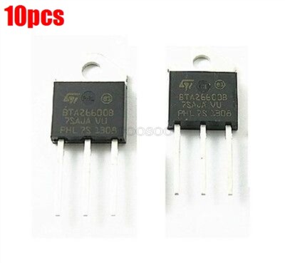 10Pcs BTA26-600B Triac BTA26600B Stm TOP-3L ts | eBay