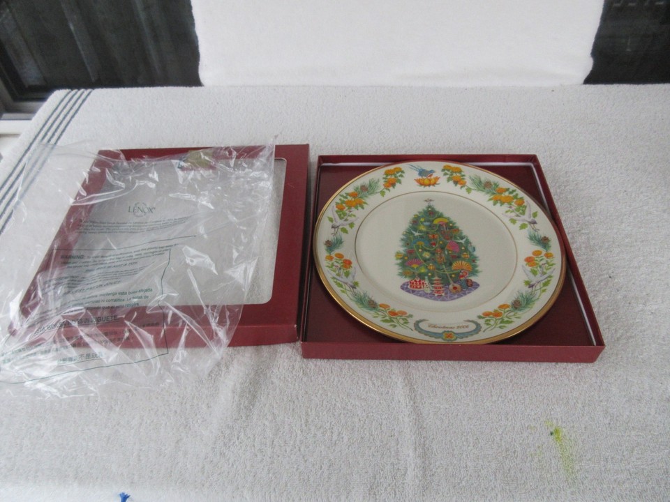 Vintage 2006 Lenox Christmas Trees Around the World "JAPAN" Plate ~~NEW ...