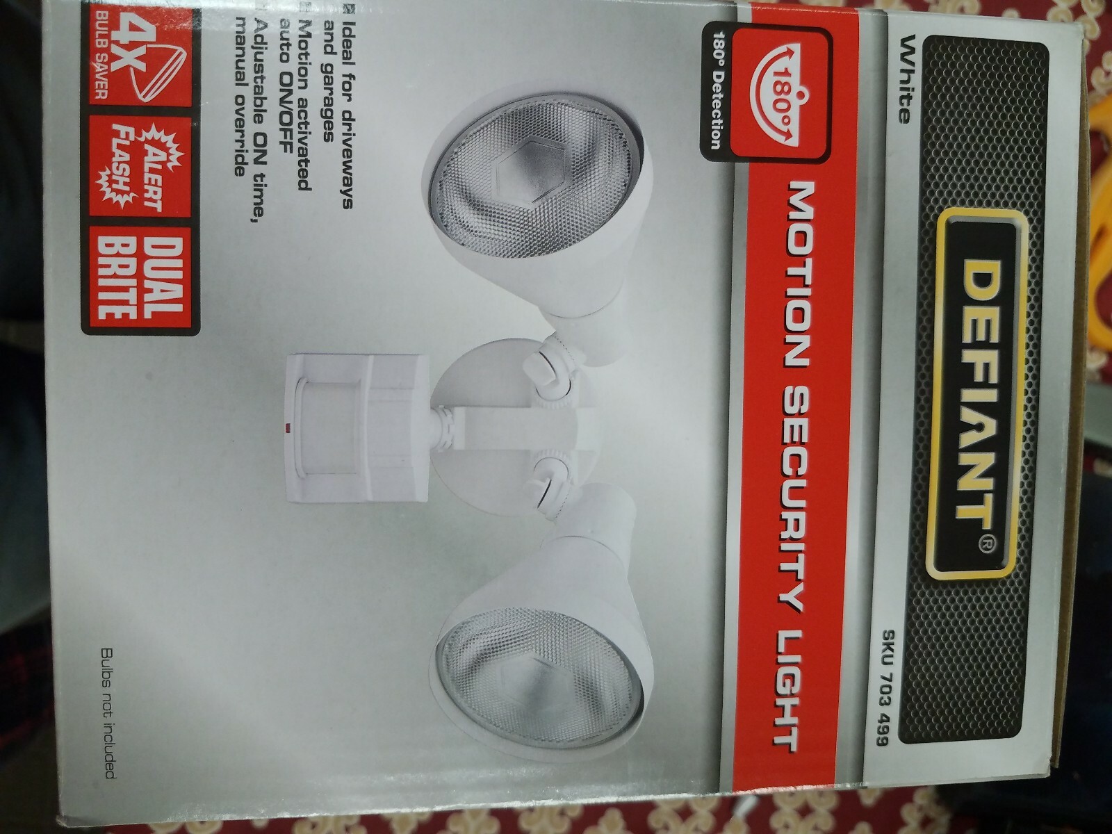 Defiant Motion Security Light | eBay