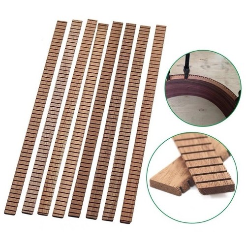50x Guitar Reverse Kerfed Lining Kerfing Strip Mahogany Luthier 14 ...