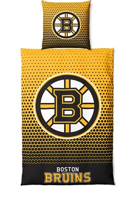 NHL Bettwäsche Set Boston Bruins Eishockey Bedding Set Bettbezug ...