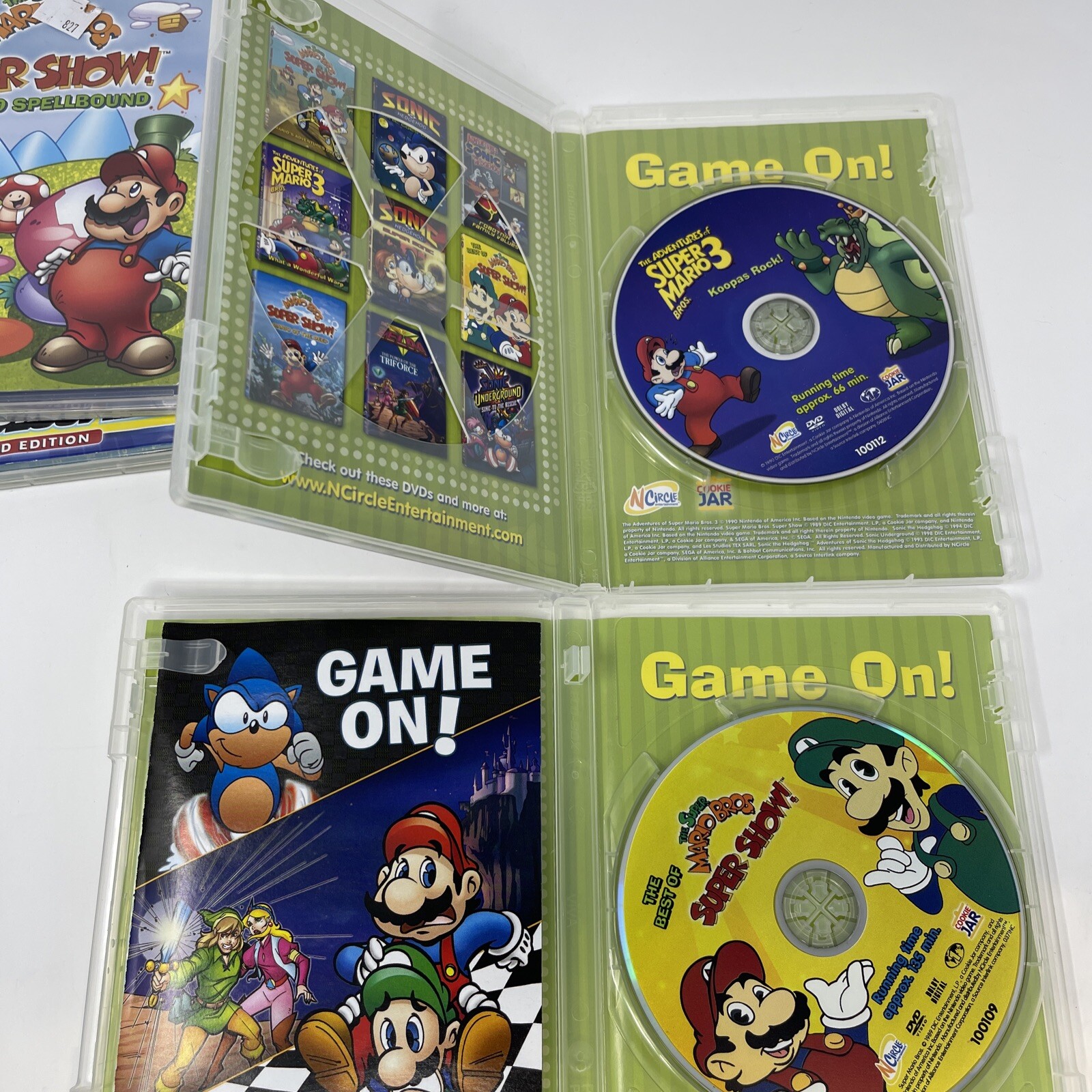 Super Mario Bros Super Show Super Mario World Dvd Lot 843501001271 | eBay