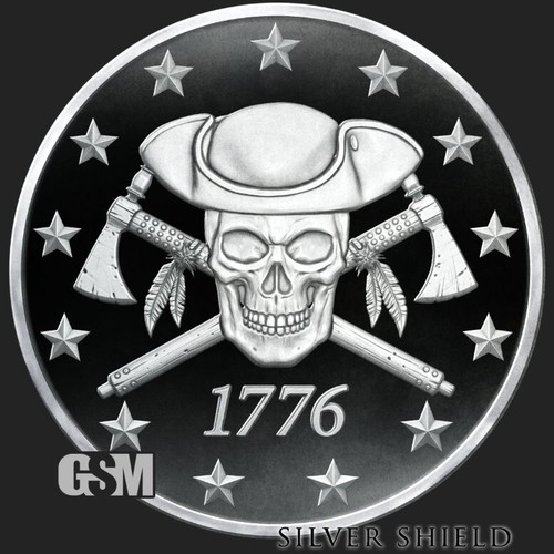 2023 1 oz Proof 1776 - Tomahawk - Ultra Rare - low COA 110 - Silver ...