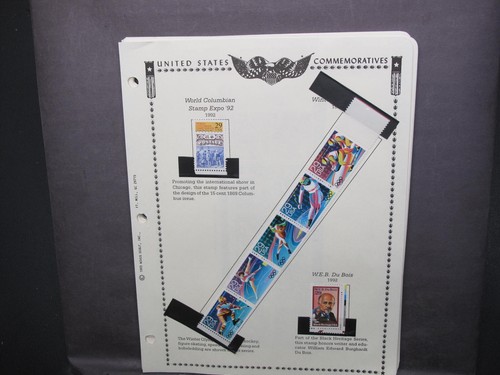 US Unused USPS Postage On Album Pages 1992 $92.00 Face | eBay