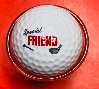 SPECIAL FRIEND SPAULDING LOGO GOLF BALL RARE VINTAGE | eBay