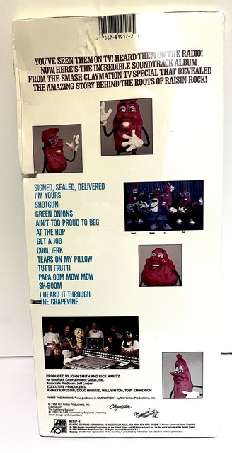 Meet The Raisins - Soundtrack HYPER RARE OOP 12trk 1988 CD NM ...