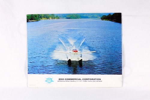 PIPER Vintage Brochure Cherokee Six - SEAPLANE - EDO 3430 Floats - USA ...