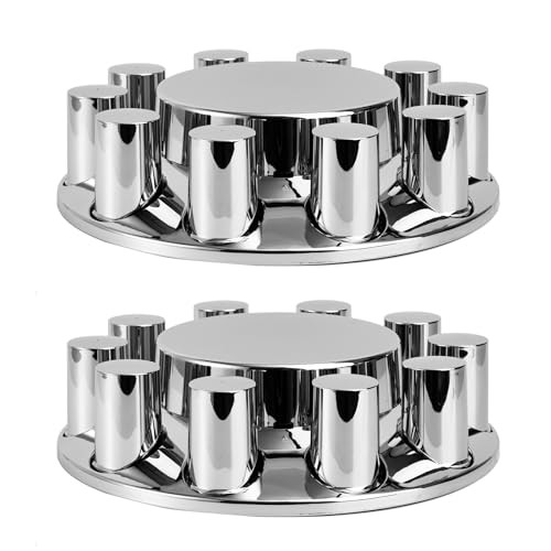 Cylinder Axle Wheel Covers - Front Axle Hub Covers with 33mm Thread-On ...