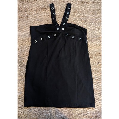 Black Charlotte Russe Dress Size 3X With Silver Rings. Slimming. Form ...