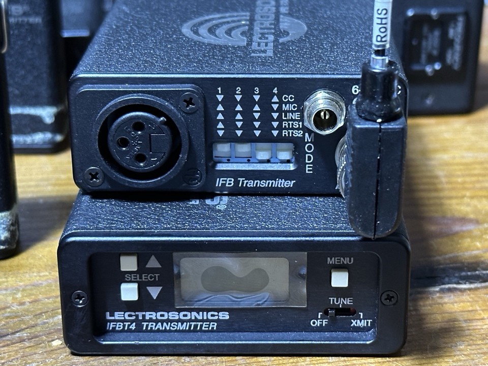 Lectrosonics BLOCK-21 UHF Transmitters - 2x IFBT4 + 4x LMa w/ Antennas ...