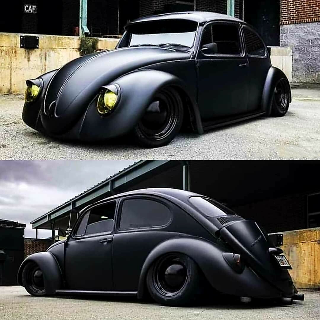 Black Volkswagen Beetle