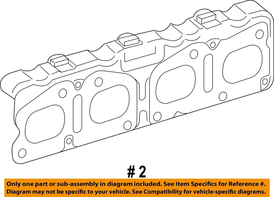 MERCEDES OEM 15-17 C300-Turbocharger Gasket 2741420180 | eBay
