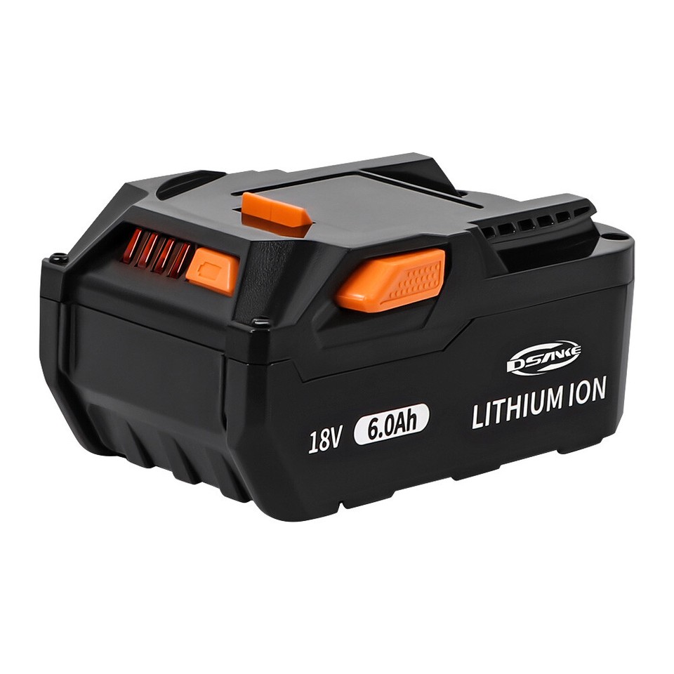 2Pack 6Ah Battery for Ridgid 18V R840085 Lithium Battery Rigid 18V ...