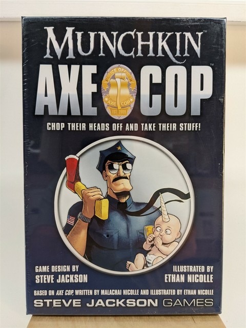 Munchkin Axe Cop Sjg4401 Steve Jackson Games for sale online | eBay