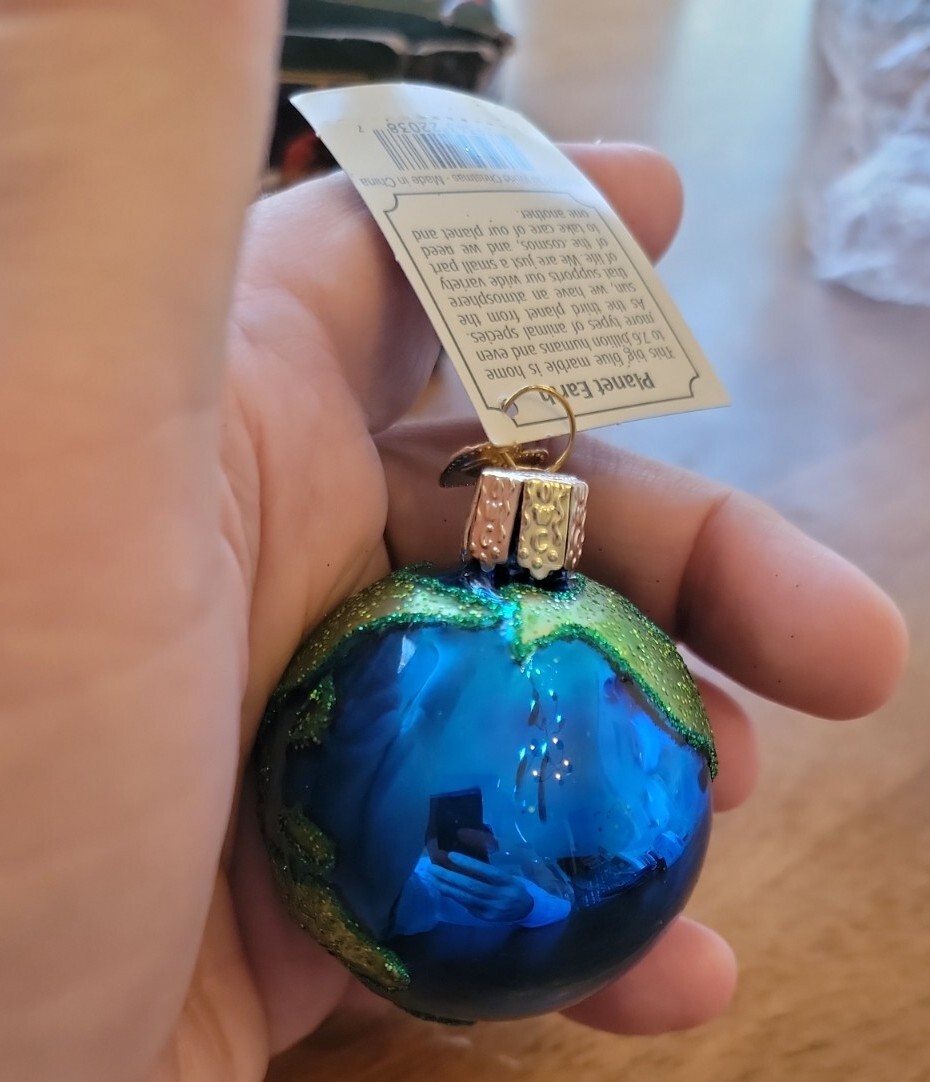 Old World Christmas Outer Space Gifts Christmas Tree Glass Blown ...