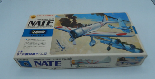 1/72 Scale Hasegawa Nakajima ki-27 Nate Kit B6 Japanese Fighter Plane ...