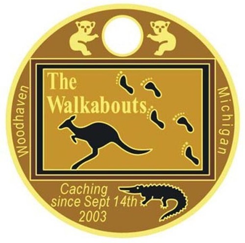 The Walkabouts 2007 Pathtag #5790 GEOCACHING Pathtags Bear Geocoin USA ...