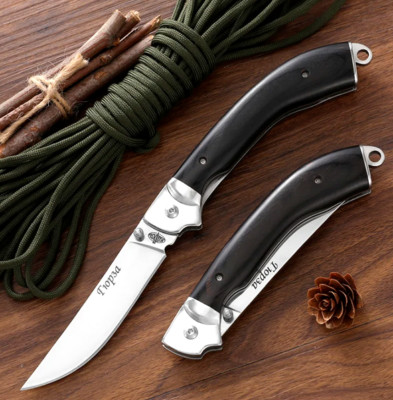 Russian Tactical Folding Blade Knife 3.8" 440C Steel Blade Pocket Knife ...
