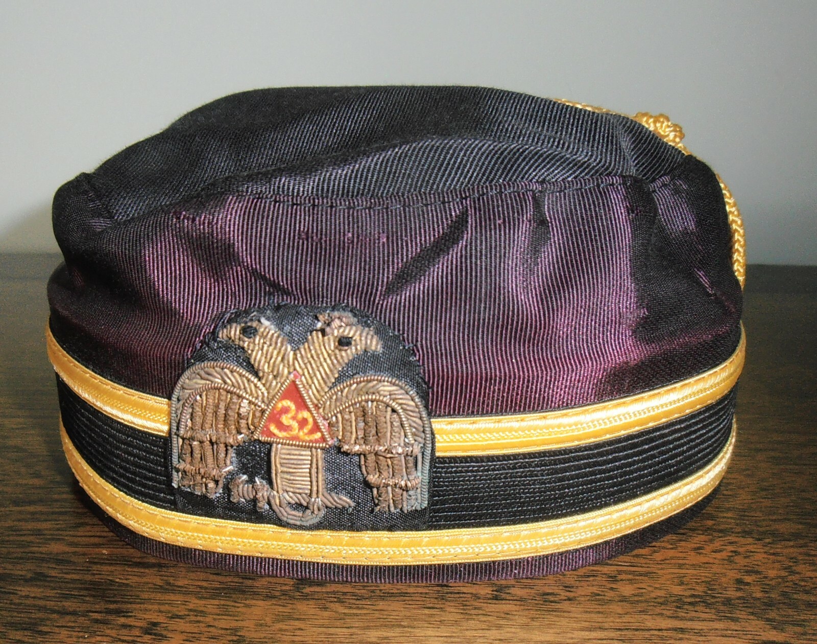 Masonic Scottish Rite Cap 32nd Degree Vintage Size 7 Double Eagle | eBay