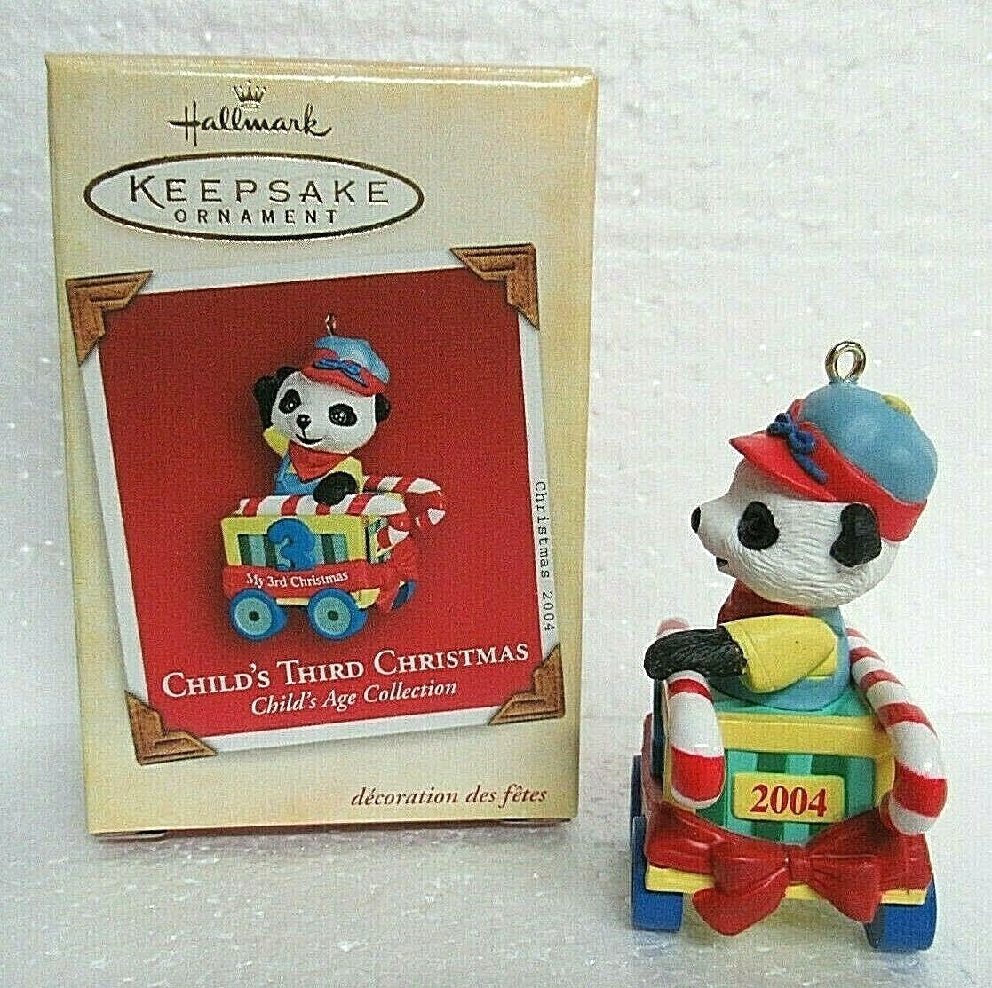 HALLMARK 2004 CHILD'S AGE COLLECTION ORNAMENT~BOY~CHILD'S THIRD ...