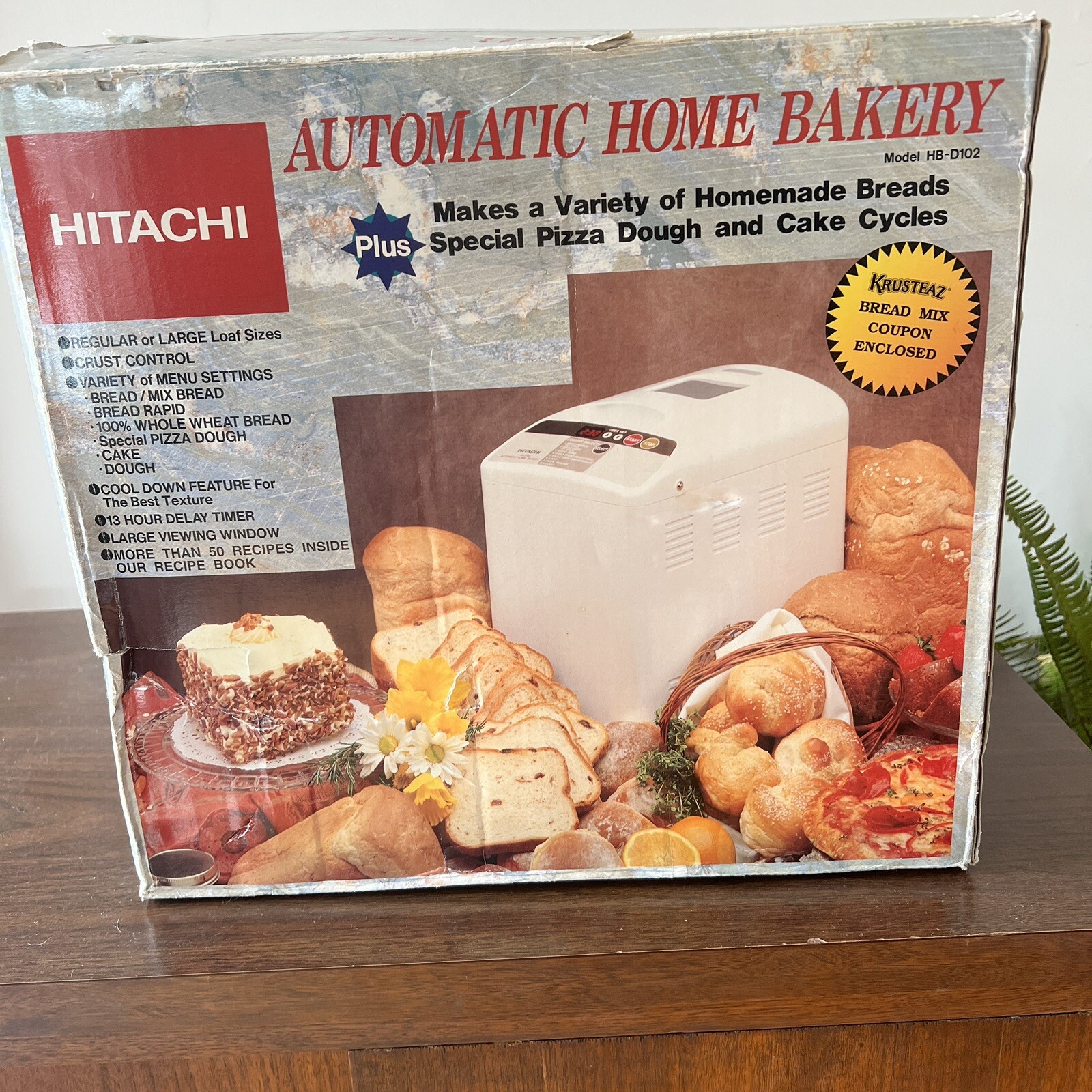 Hitachi HB-B102 Automatic Bread Maker Bakery II Machine New Open Box ...