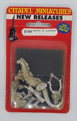 NOS!! Warhammer Citadel 9164 Mounts of Slaanesh Blister Pack METAL OOP ...