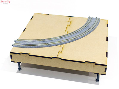 Kato T-Trak Module Board Kit Corner Base 1:150 Scale, N Scale | eBay UK