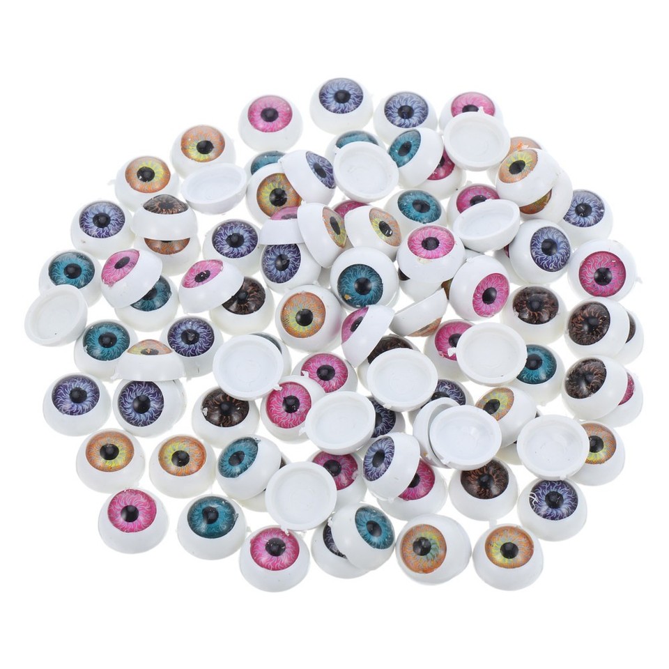 100 PCS Stuffed Animals Eye Model Craft Supplies Funny Big Eyes DIY ...