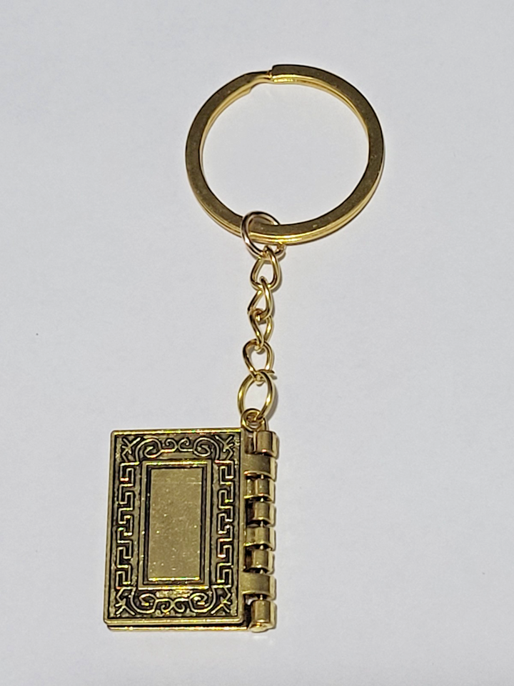 3 Holy Bible Keychain Mini Bibles Miniature Zinc Alloy Handbag Pendant ...