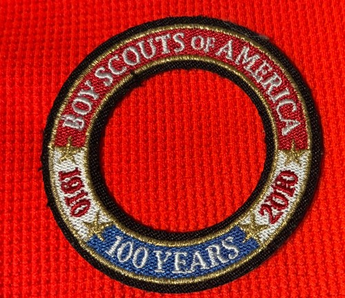 BSA 100 Anniversary of Boy Scouts World Crest Ring Patch | eBay