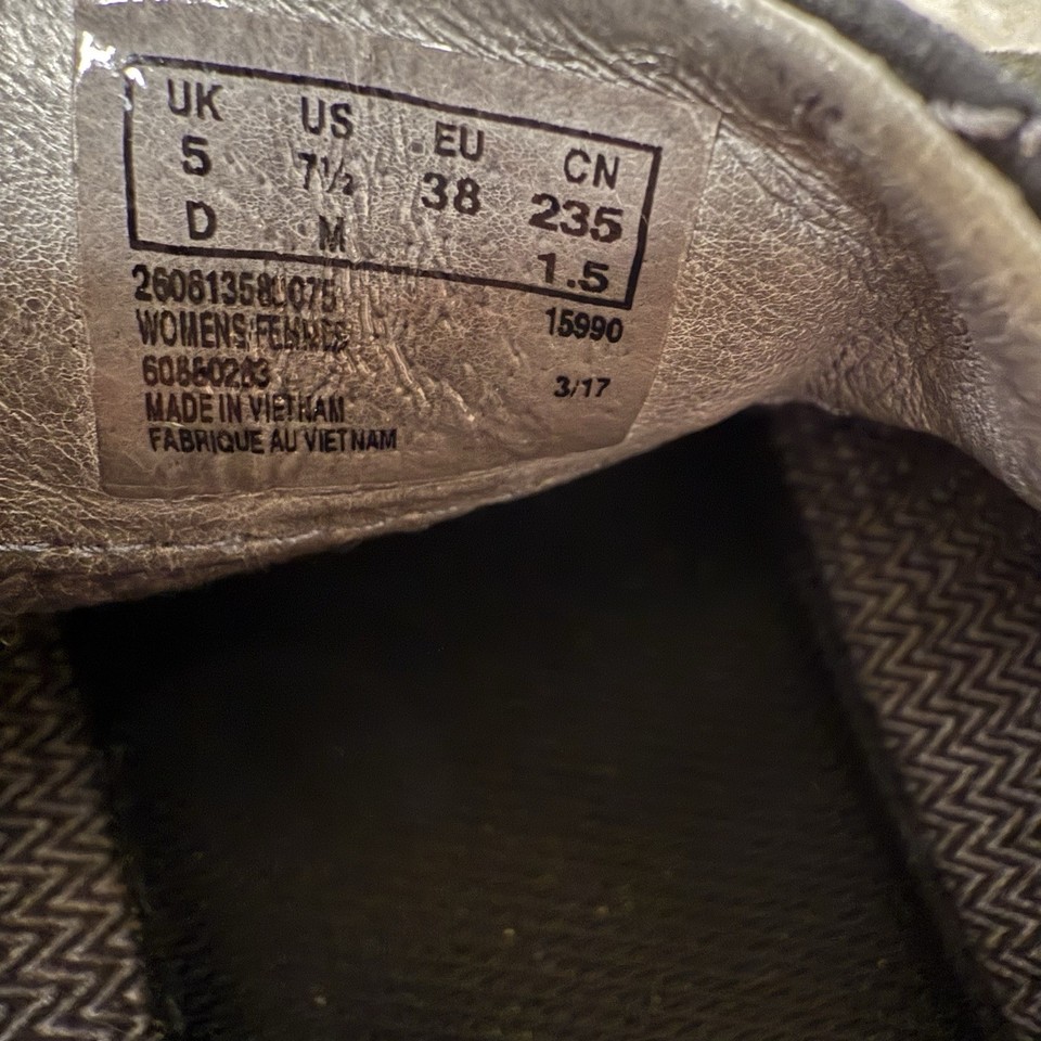 Clarks Wave Go Waterproof Oxfords Sneakers Shoes Womens Size 7.5M Green ...