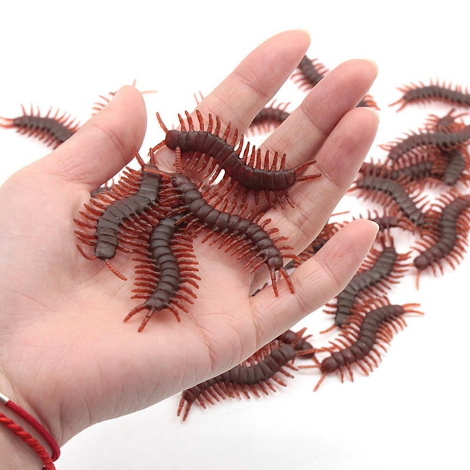 120 Pcs Simulated Centipede Toys Lifelike Centipede Toys simulation ...