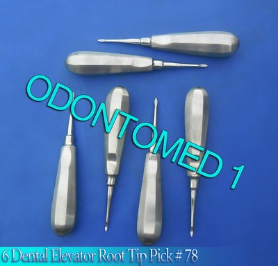 6 Dental Elevator Root Tip Pick # 78 Surgical Veterinary Instruments | eBay