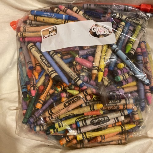 Lot of Crayons Used Almost 3.5 lbs Bulk Crafts Crayola Crayons | eBay