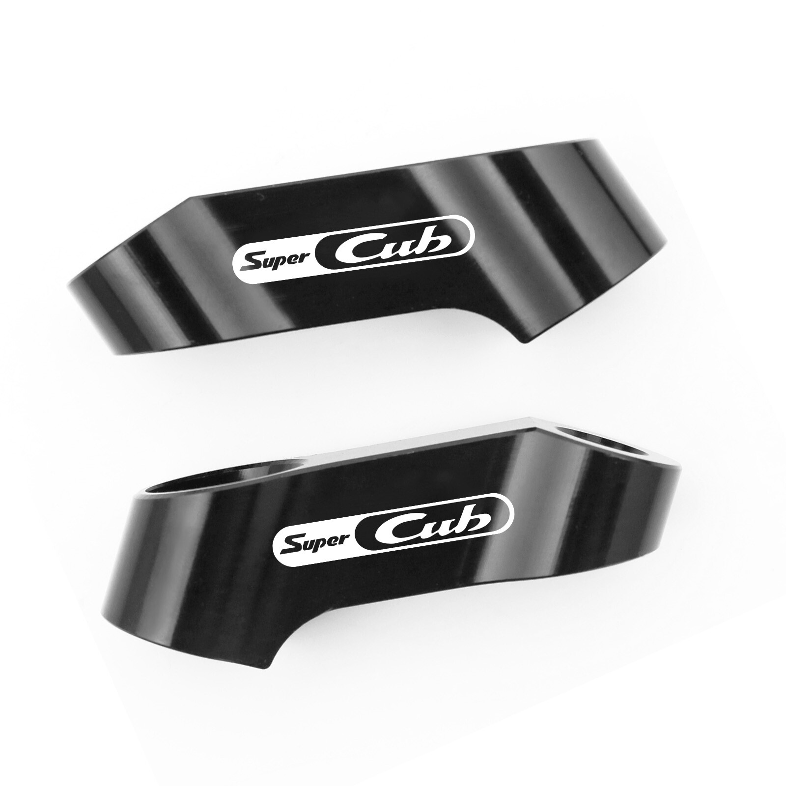 Black Side Mirror Extension SUPERCUB Kit For Honda Super Cub 125 19 20 ...