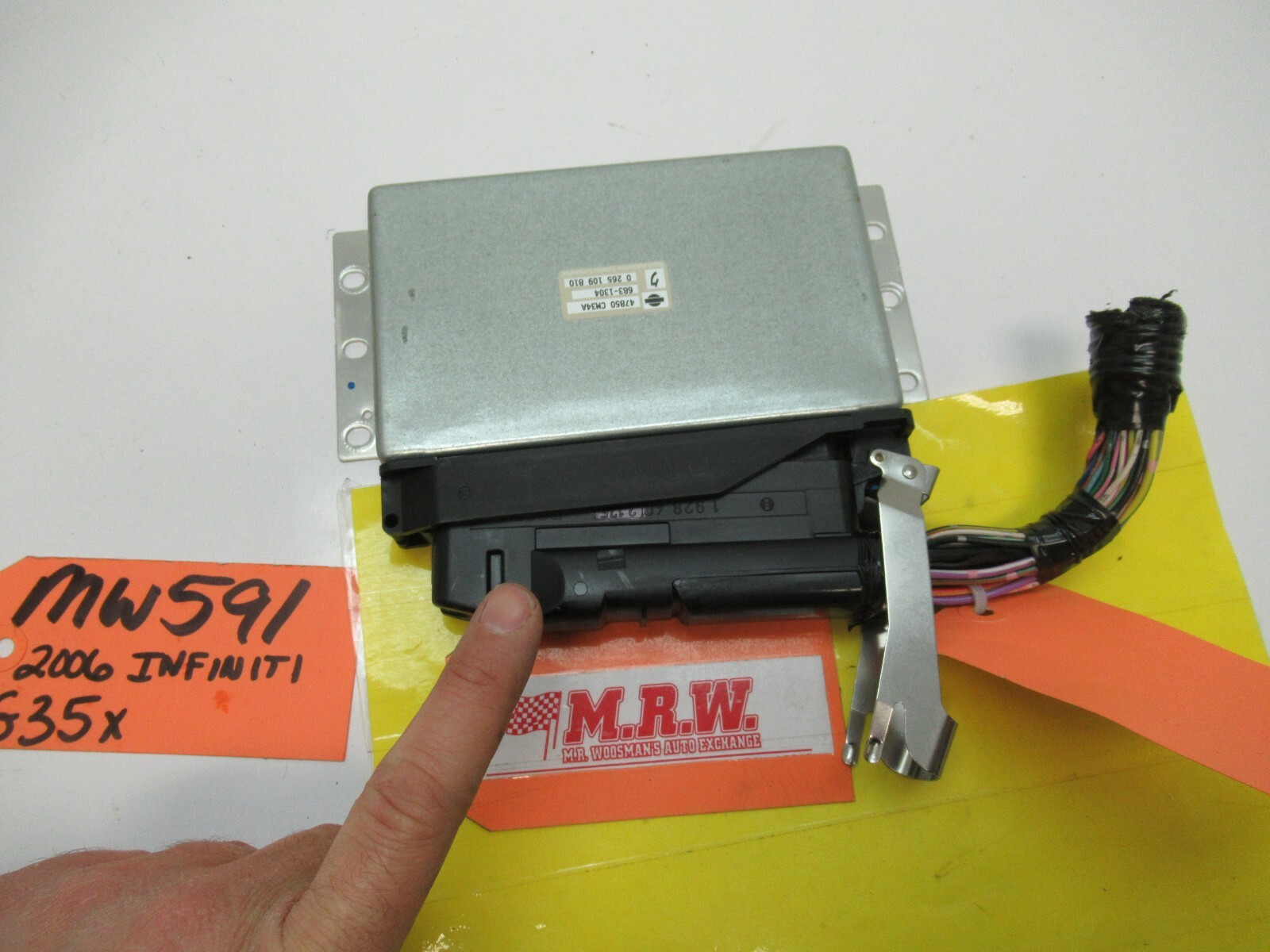 WIRE PLUG CONNECTOR HARNESS off ABS ANTI LOCK BRAKE COMPUTER for 06 ...