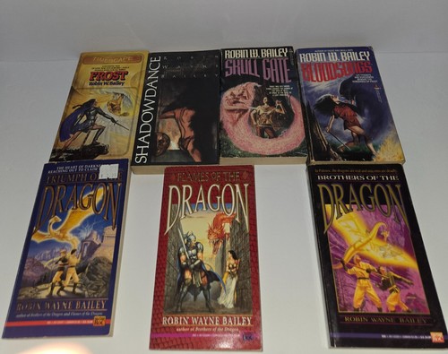 Lot of 7 Robin Wayne Bailey Books Paperbacks | eBay