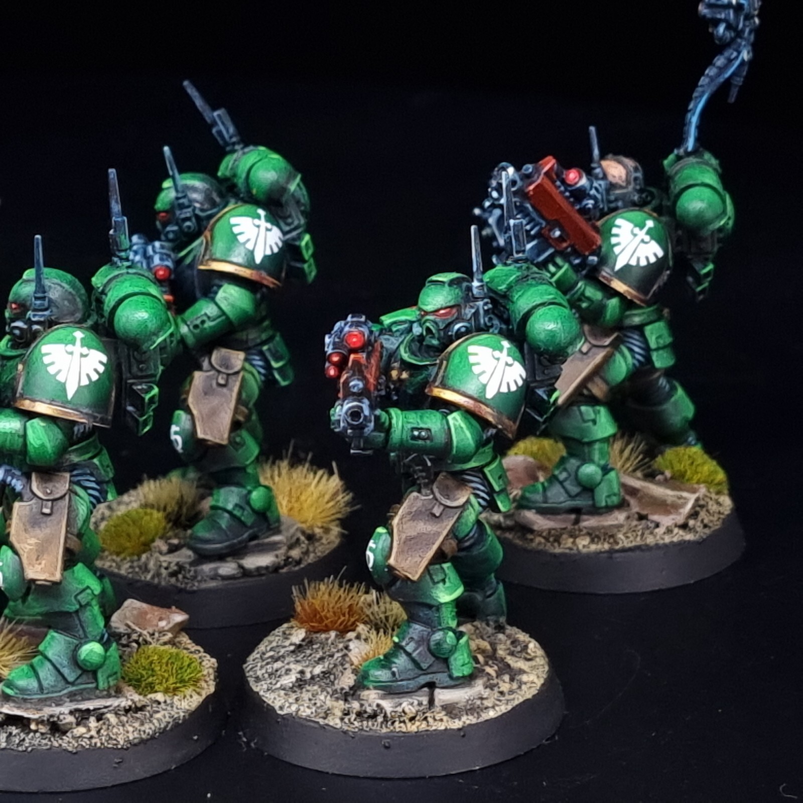 Warhammer 40k Phobos Kill Team Dark Angels Pro Painted Games Workshop ...
